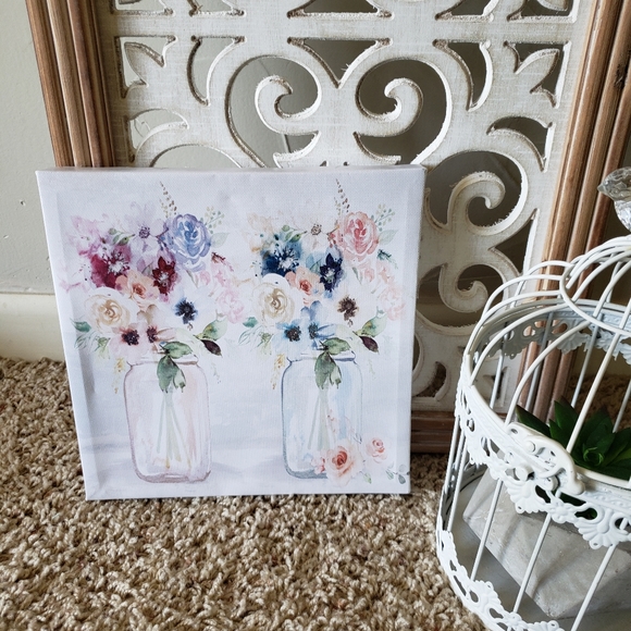 Wall Decor | Farmhouse Mason Jar Print | Poshmark